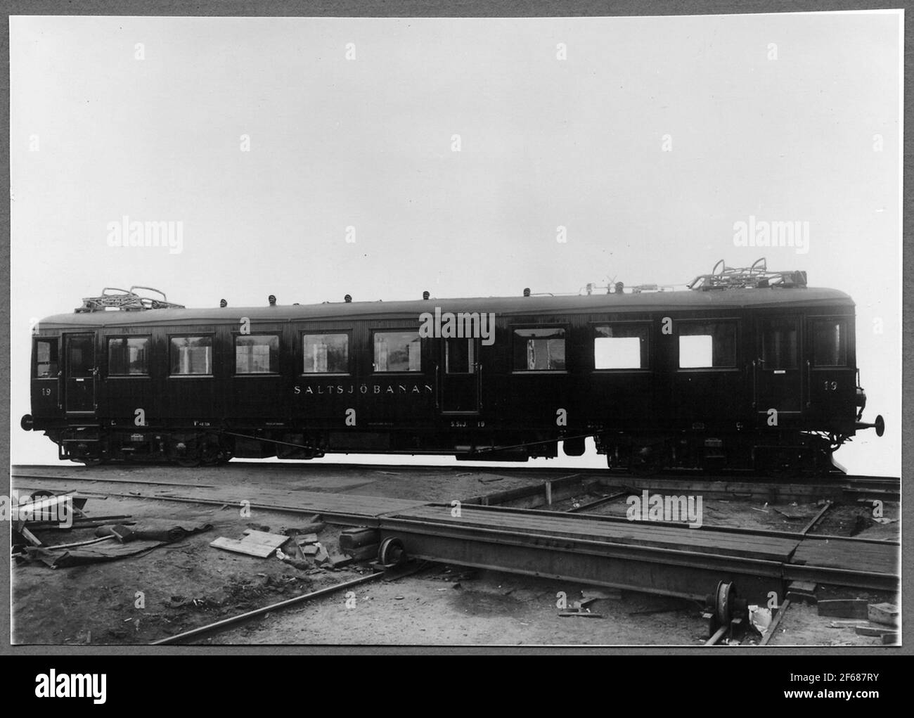 Railus, Stockholm - Saltsjön's railway, SSNJ XC0 19 Stock Photo - Alamy