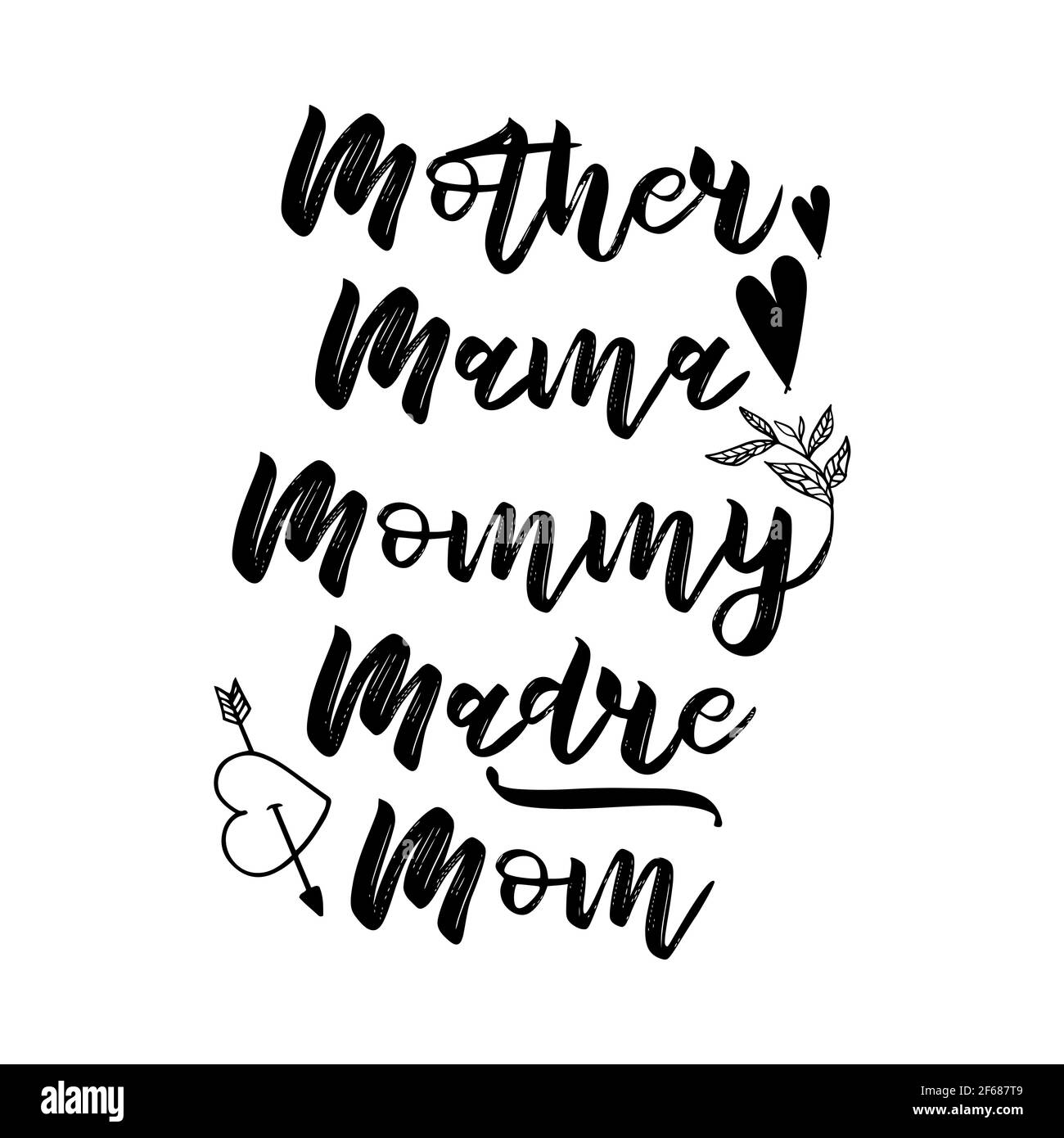 Mommy vector vectors hi-res stock photography and images - Alamy