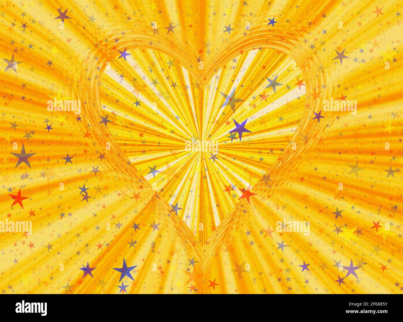Painted golden stars hi-res stock photography and images - Alamy