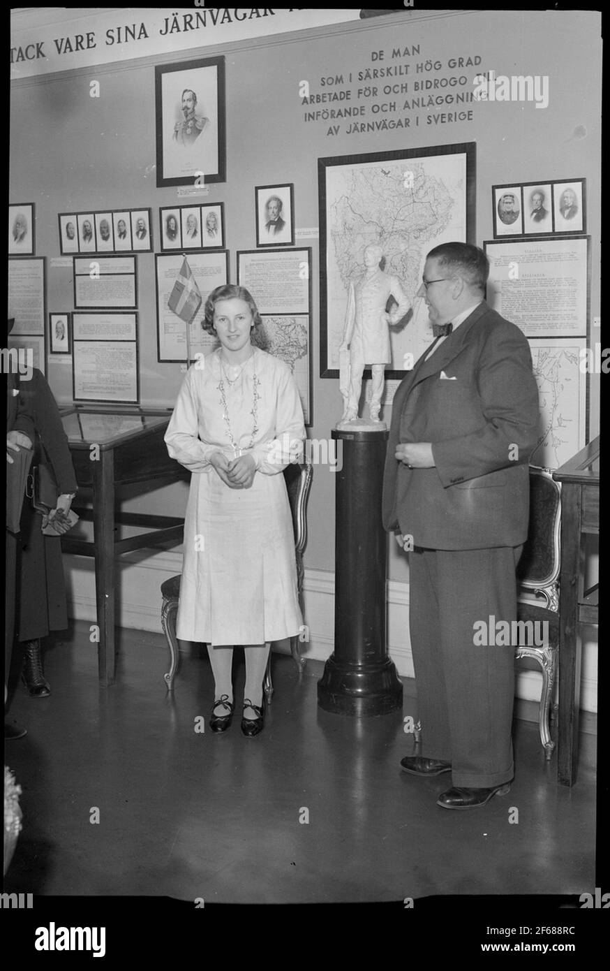 England's railway queen, Miss Irene Topham Stock Photo - Alamy