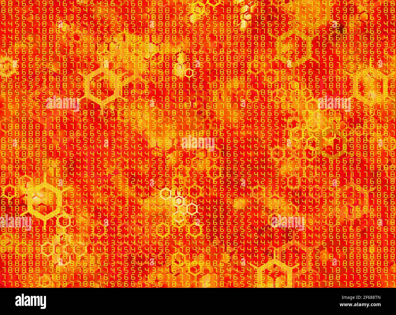 personal data protection in network. abstract background Stock Photo ...