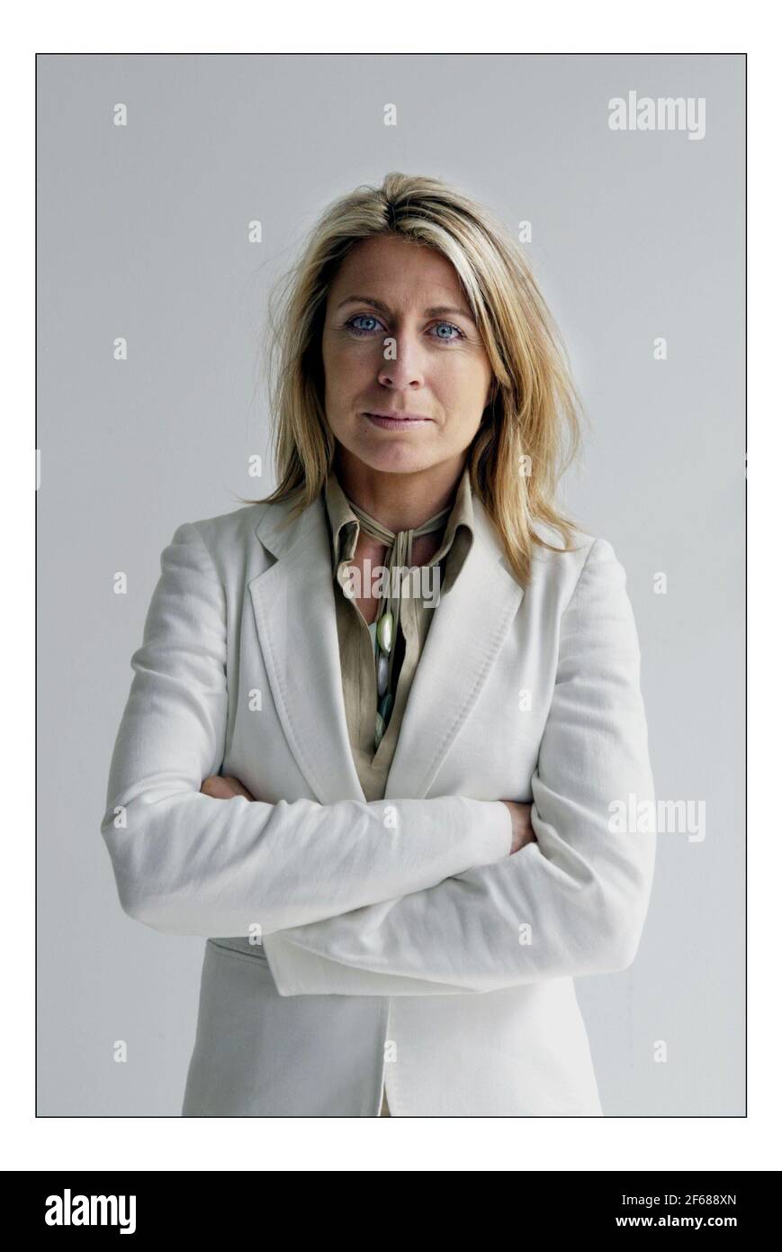 Deborah Turness editor at ITV Newspic David Sandison 4/8/2005 Stock ...