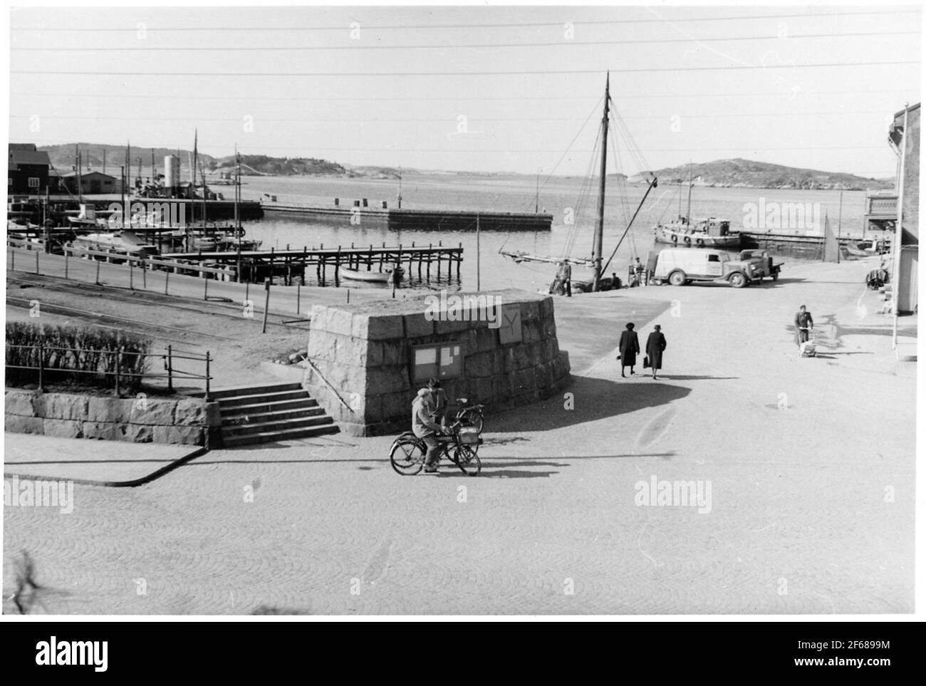 Strömstad station area Stock Photo - Alamy