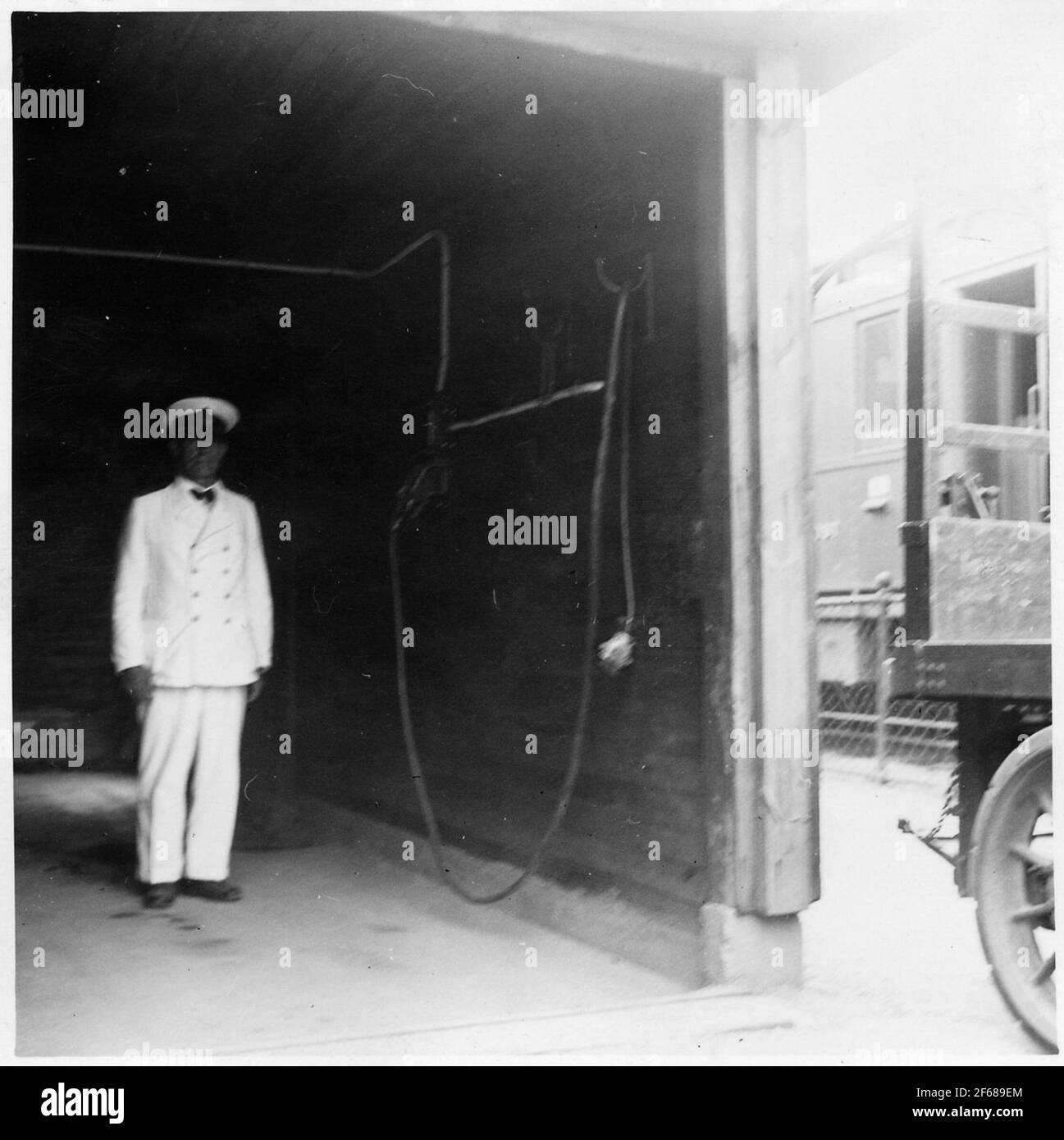 The baggage cart is loaded Stock Photo - Alamy