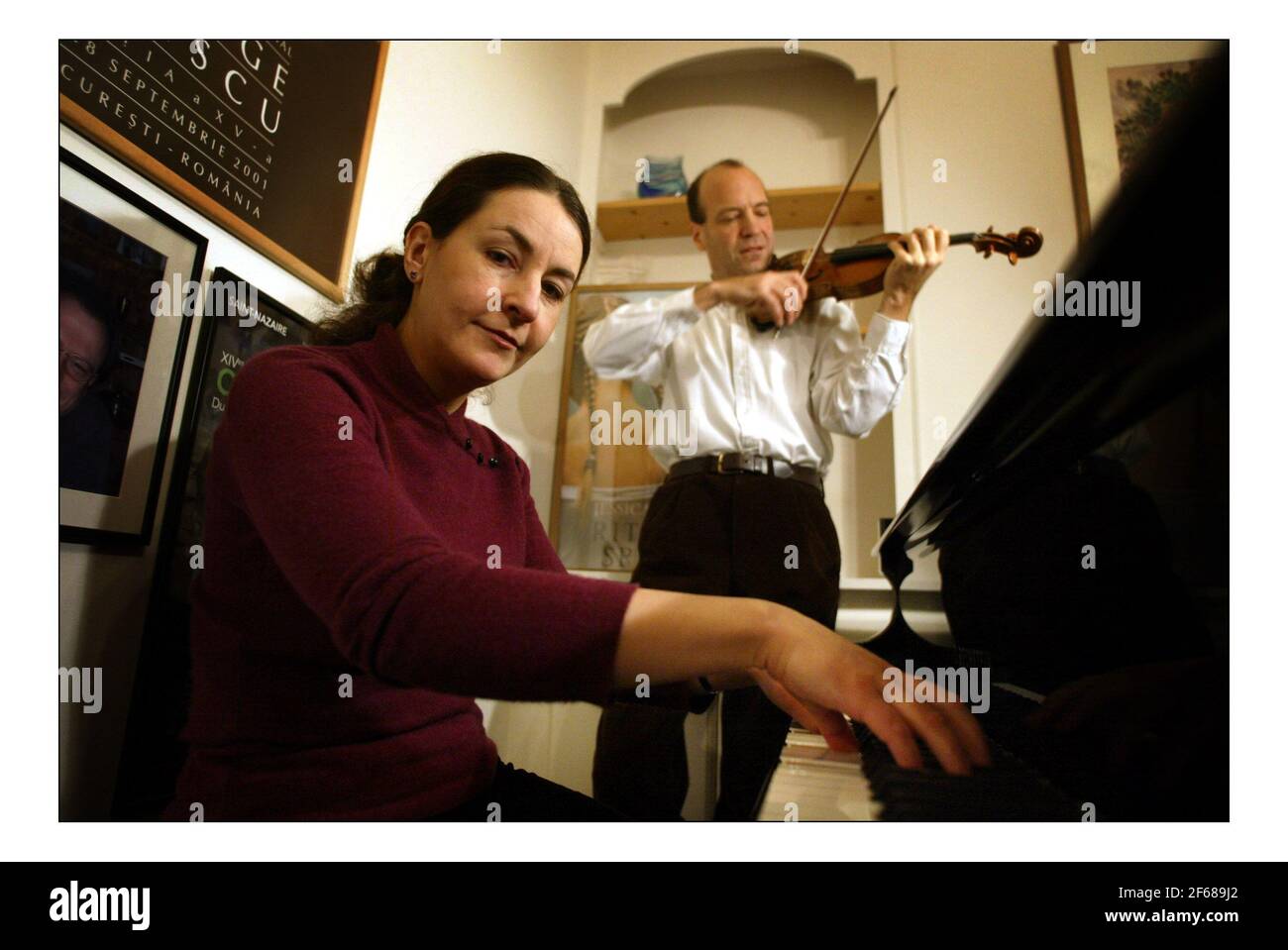 Jessica Duchen, music journalist and author with her husband Thomas ...