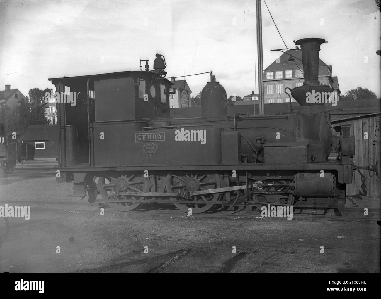 SCJ Lok 3. The locomotive was manufactured by Avonside Engine Company ...
