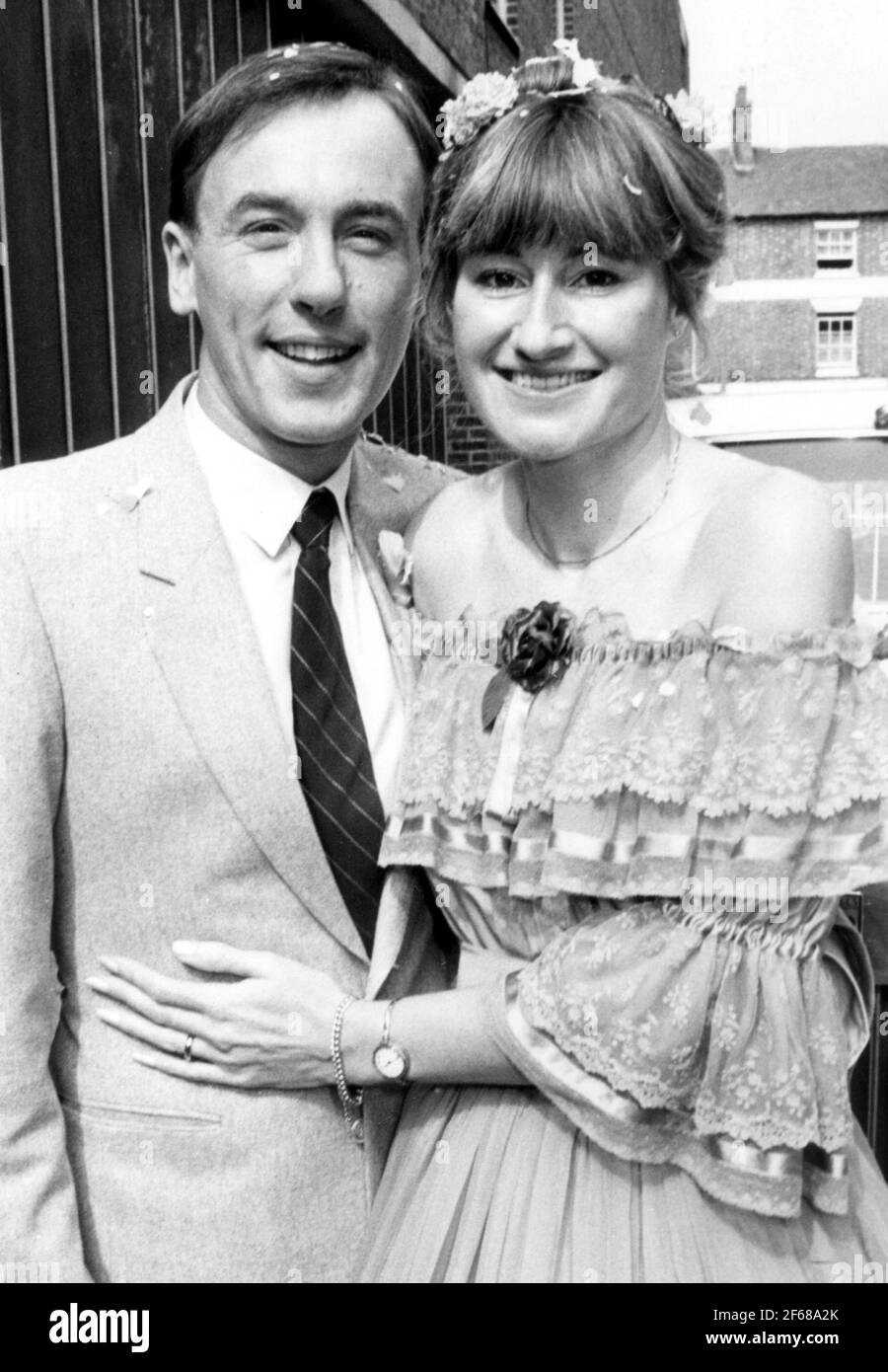 ACTOR CHRISTOPHER TIMOTHY MARRIES ANNIE SWATTON AT CHICHESTER REGISTRY ...