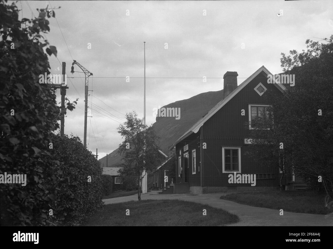 Stationing site landscaped in 1902, and 1904 expanded with a ...