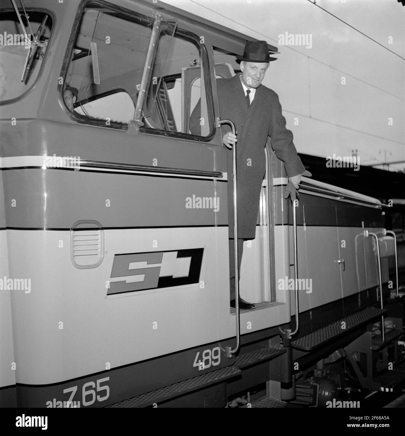 The state railway SJ Z65 489. Sample view, Stockholm Central Station ...