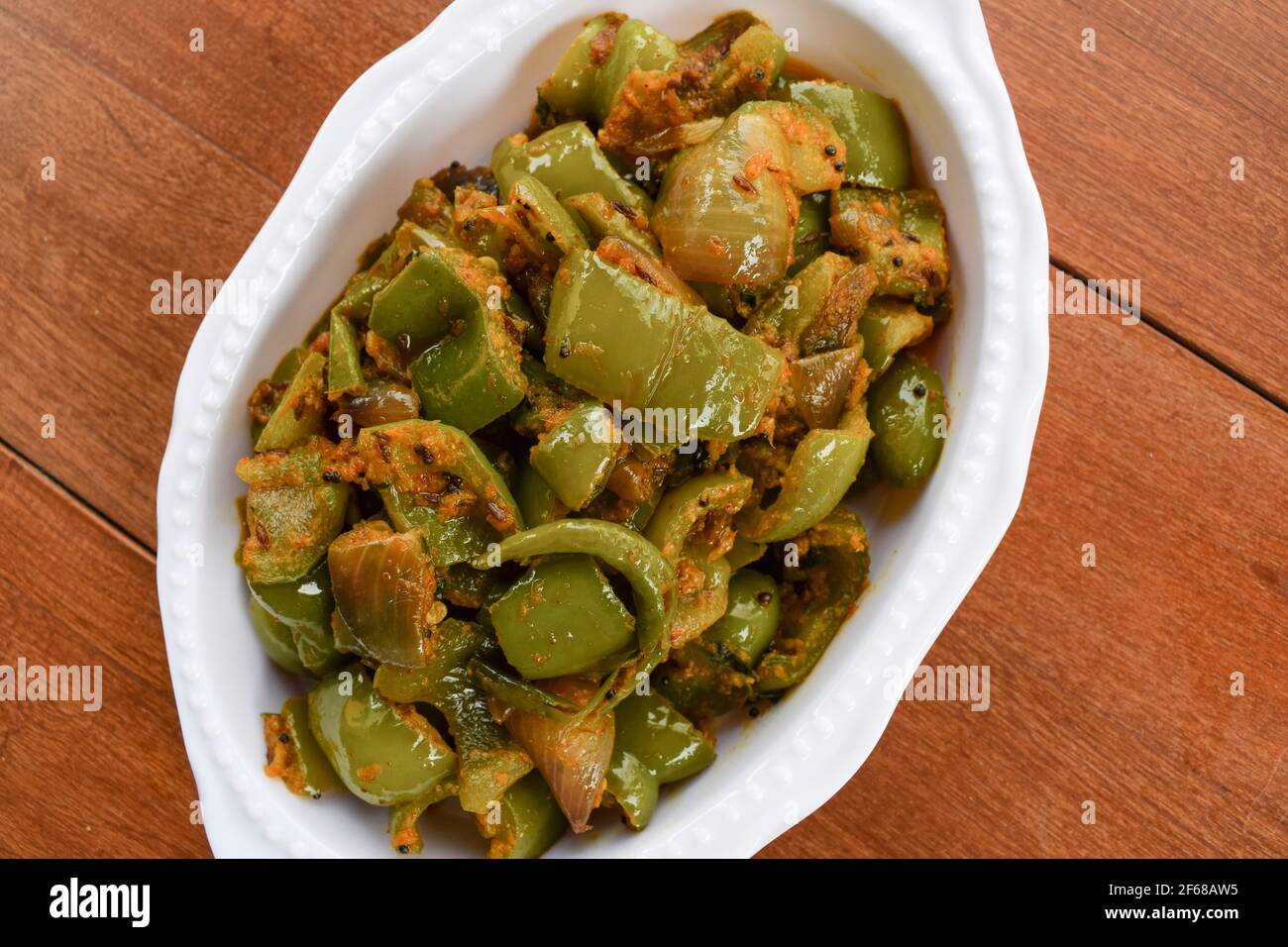 Shimla mirch ki sabji hi-res stock photography and images - Alamy