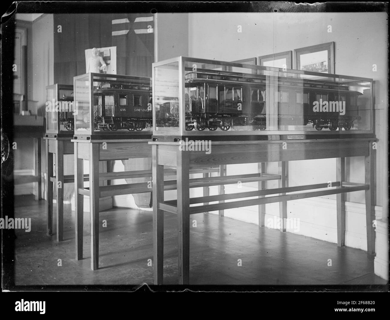 Wagon model hall, railway museum Stock Photo - Alamy