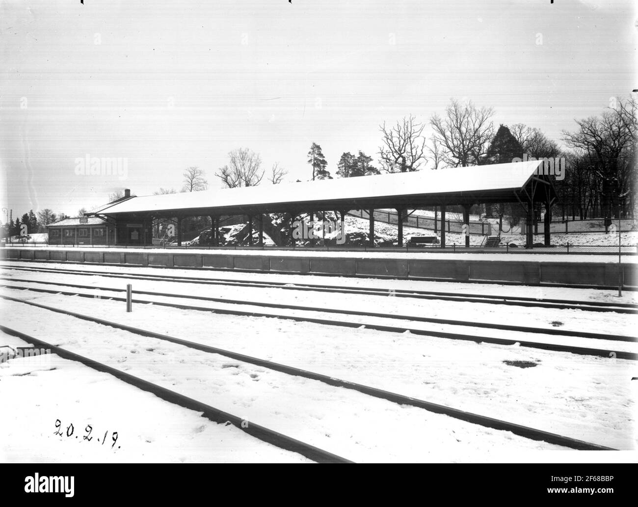 Platform roof over local train platform Stock Photo - Alamy