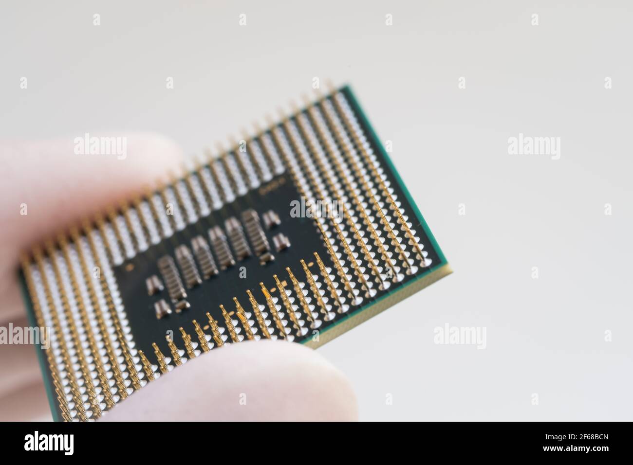 Circuit board of a processor for laptop computer Stock Photo - Alamy