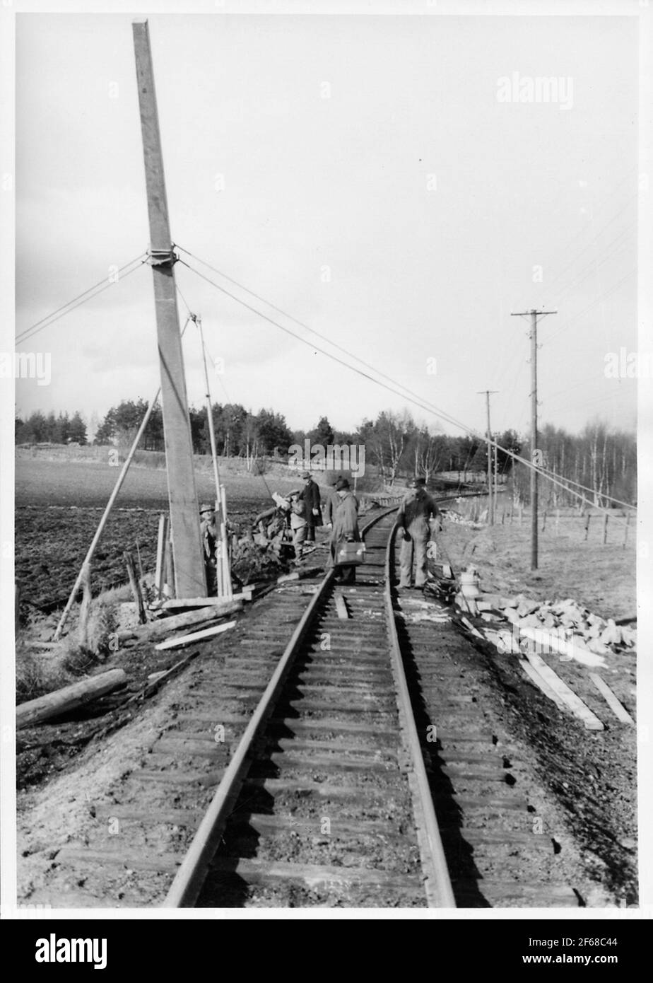 Rising of concrete posts Stock Photo - Alamy