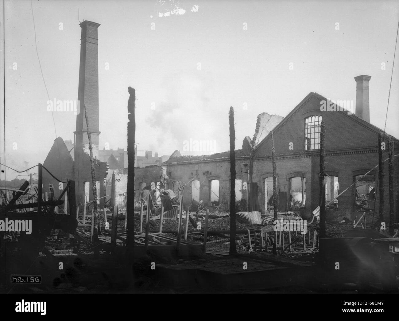 Southern workshop after the fire Stock Photo - Alamy