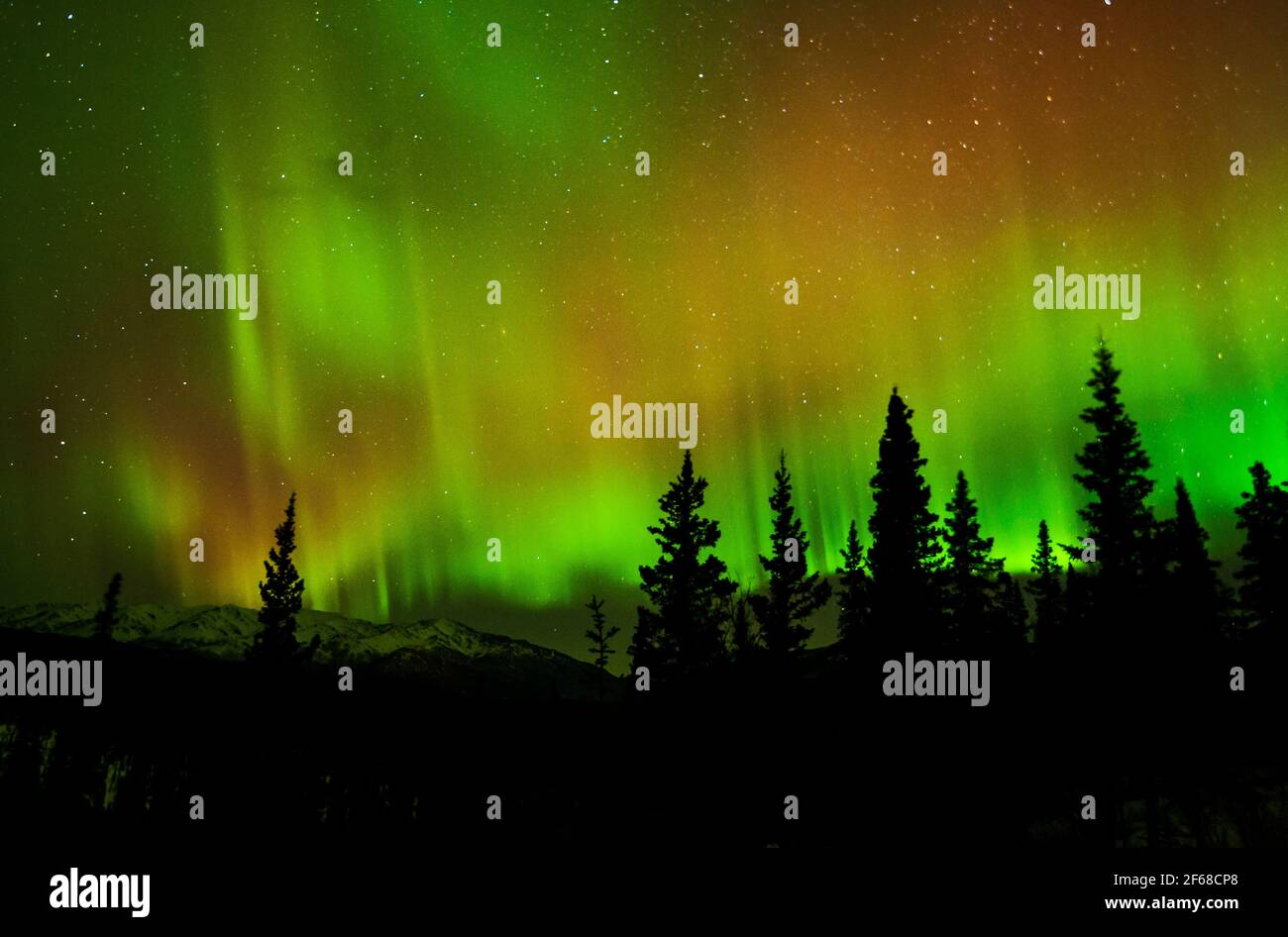 North America; United States; Alaska; Alaska Range Mountains; Winter ...