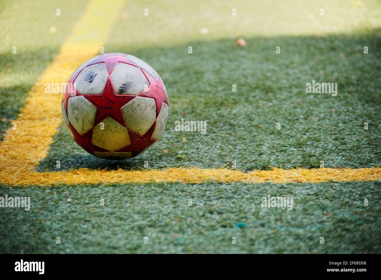Football soccer ball moves hi-res stock photography and images - Alamy