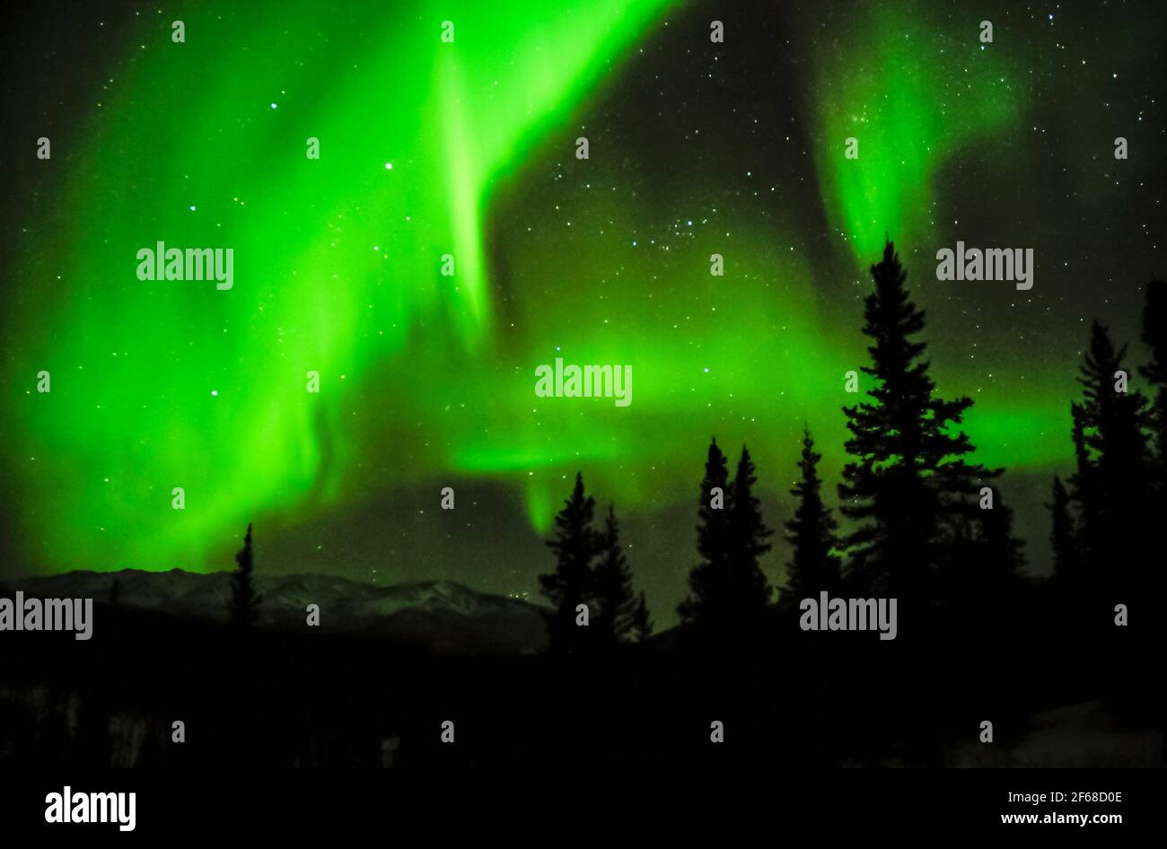 North America; United States; Alaska; Alaska Range Mountains; Winter ...