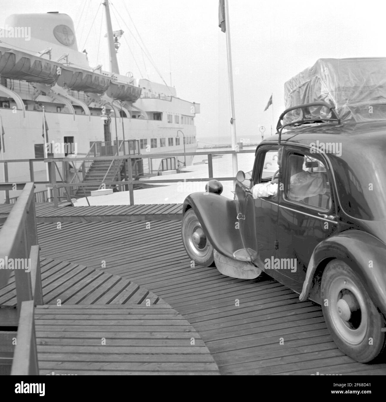 M/S Trelleborg, bilramp Stock Photo - Alamy
