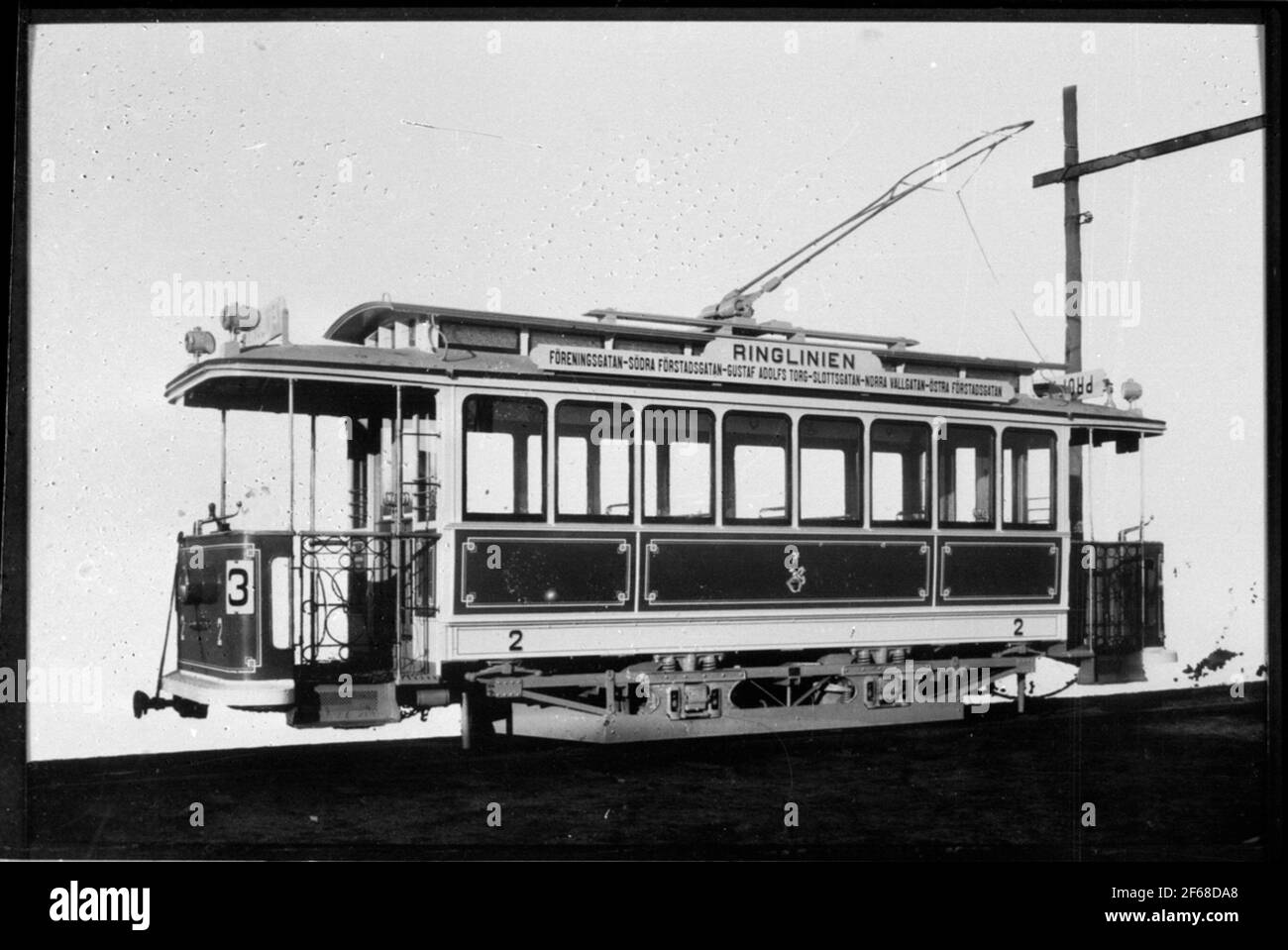 Delivery image at Malmö City Tramways, MSS A 2 Stock Photo - Alamy