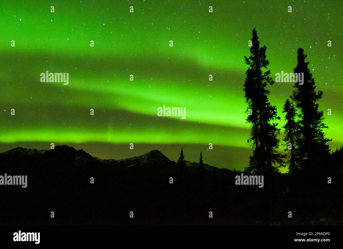 North America; United States; Alaska; Alaska Range Mountains; Winter ...