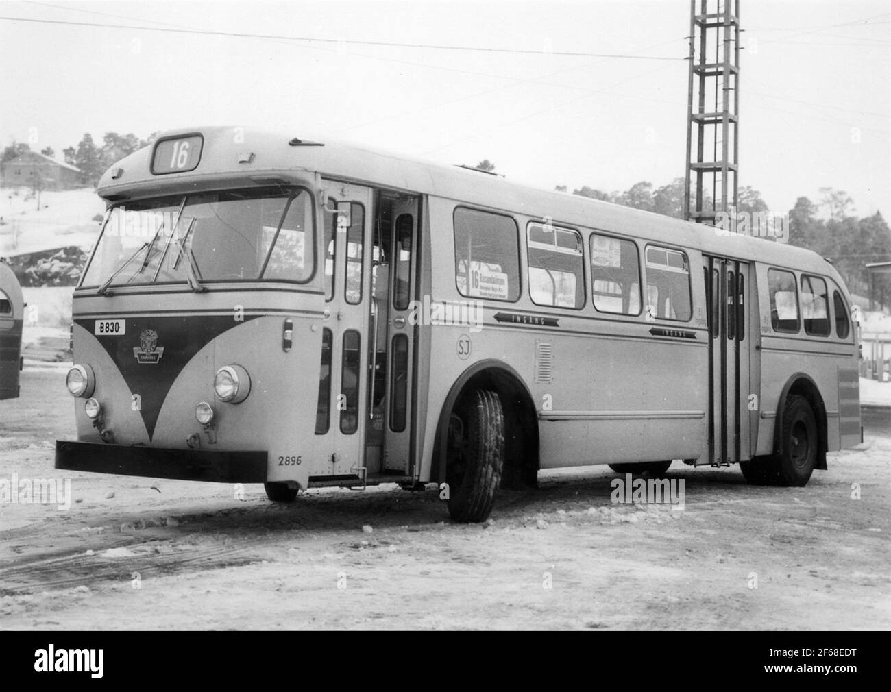 State Railways, SJ Bus 2896 Stock Photo - Alamy