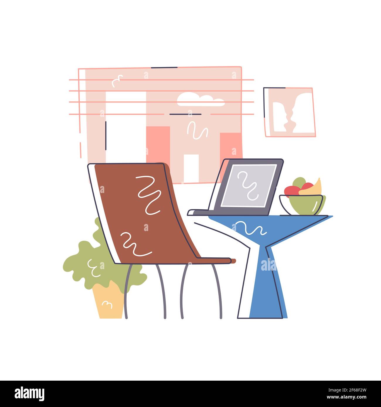 Computer flowerpot Cut Out Stock Images & Pictures - Alamy