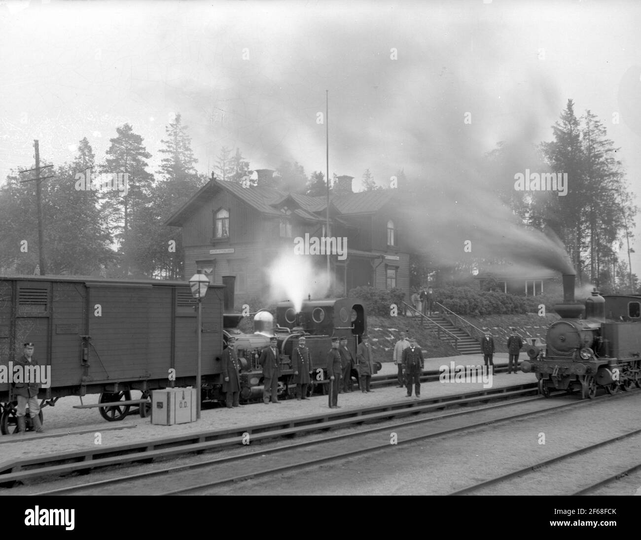 Nrslj Lok 6 and 2 at the station. Lok 6 Manufactured by Standard 1889 ...
