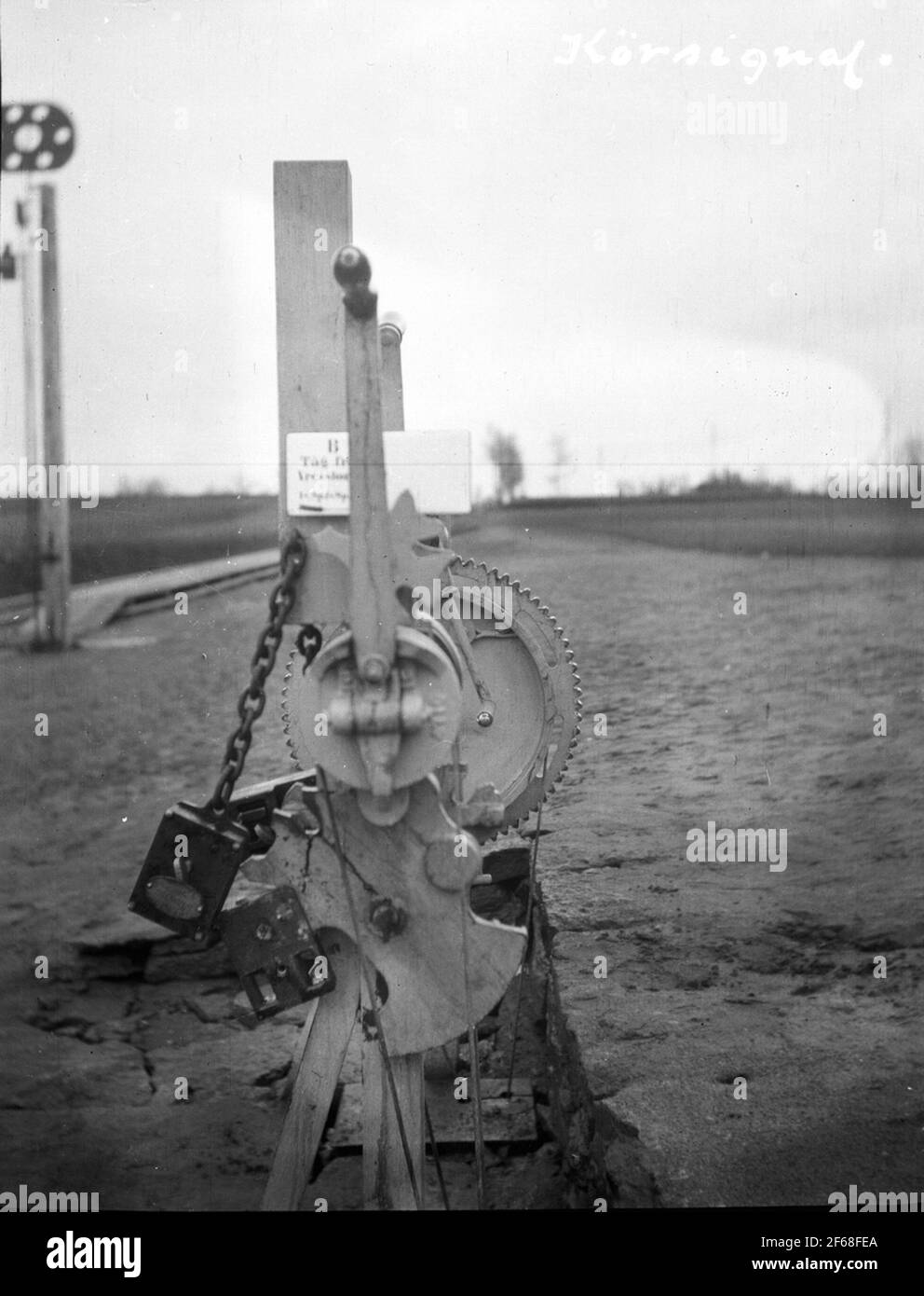 Signals and gears. Driving signal Stock Photo - Alamy