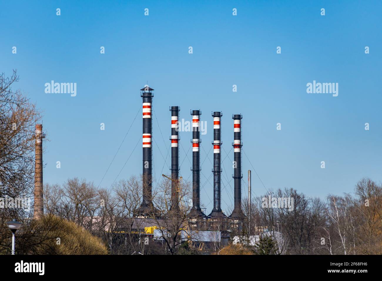 Tall chimneys black smoke hi-res stock photography and images - Alamy