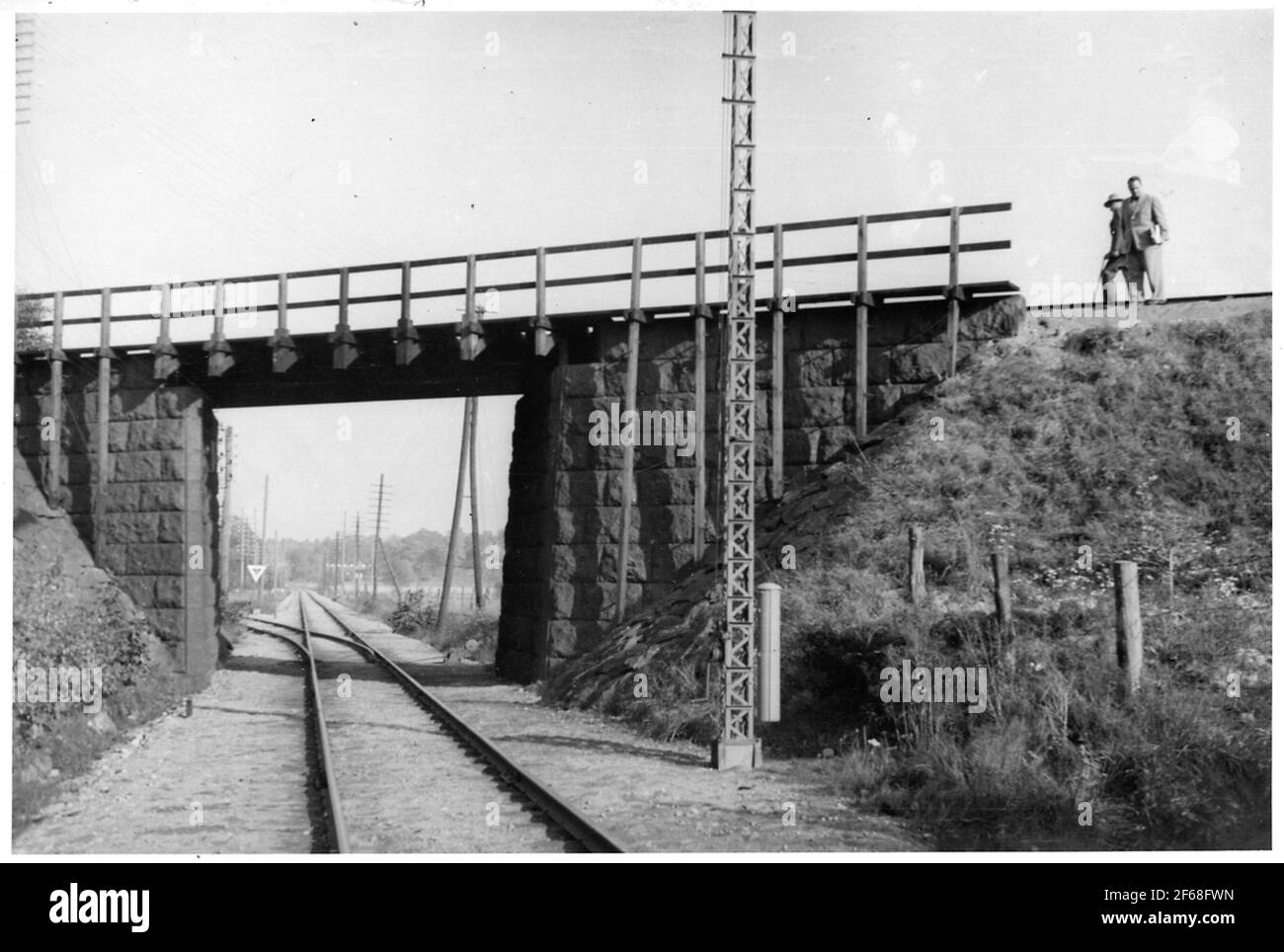 Road bridge over railway Stock Photo - Alamy
