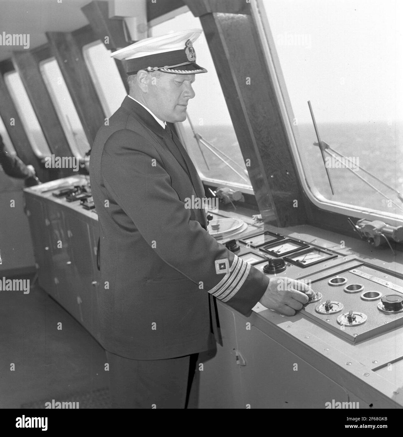 Command bridge on M / S Trelleborg Stock Photo - Alamy