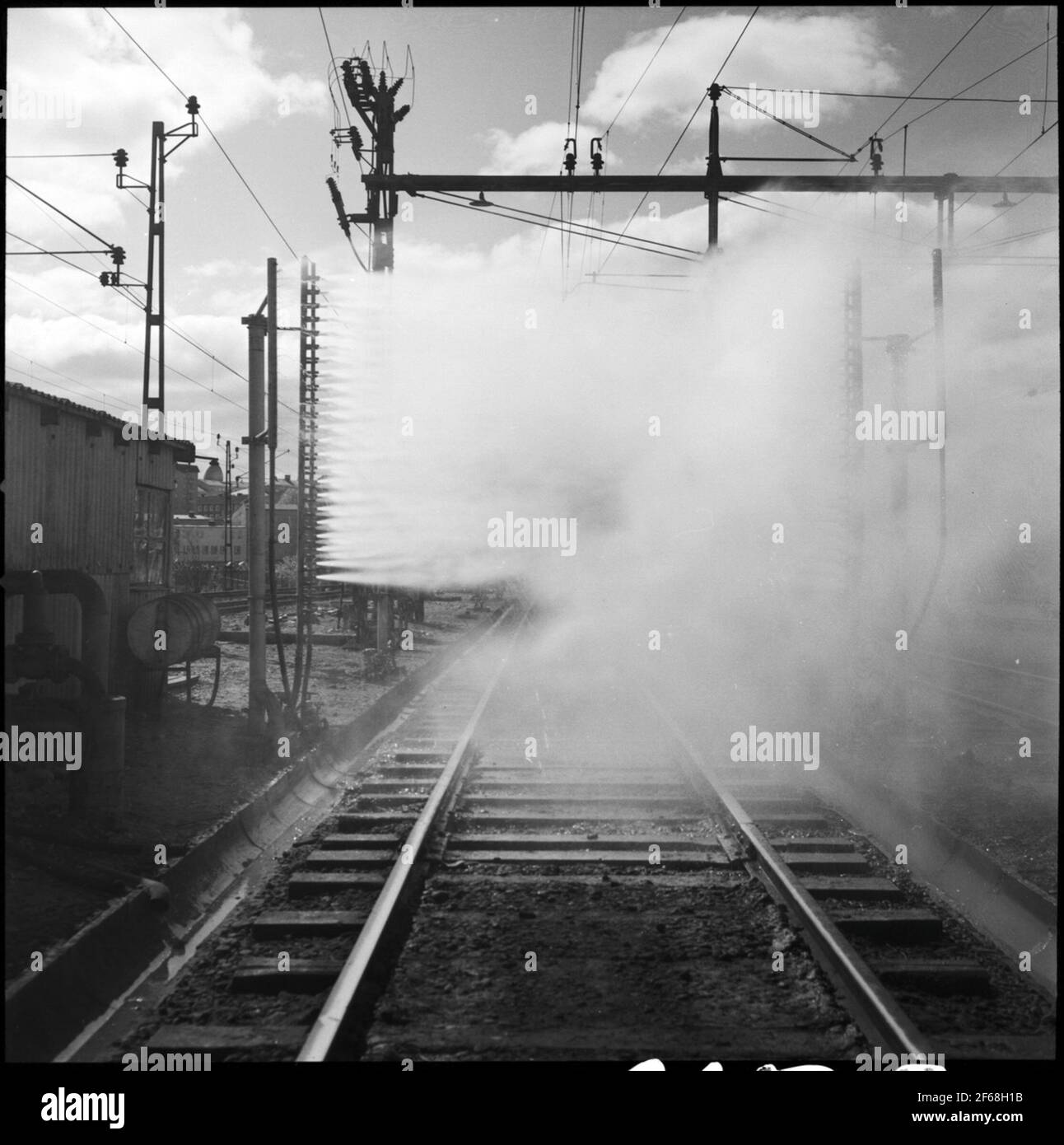 Carriage wash in Hagalund Stock Photo - Alamy