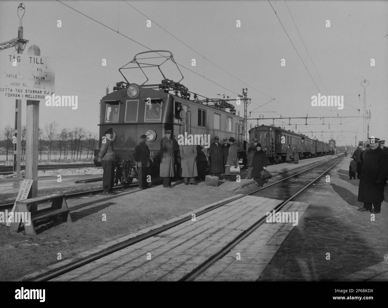 BJ DS 201 with sample trains.BJ, Bergslageter railways Stock Photo - Alamy
