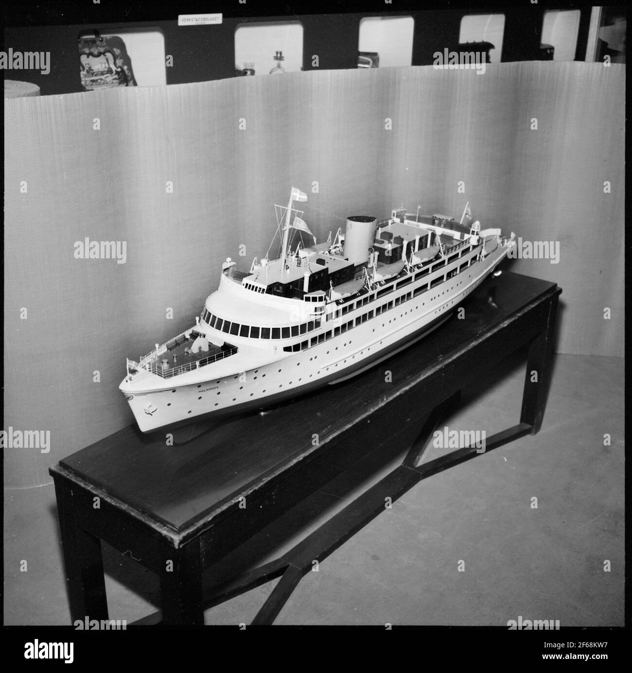 Model of train ferry Malmöhus Stock Photo - Alamy