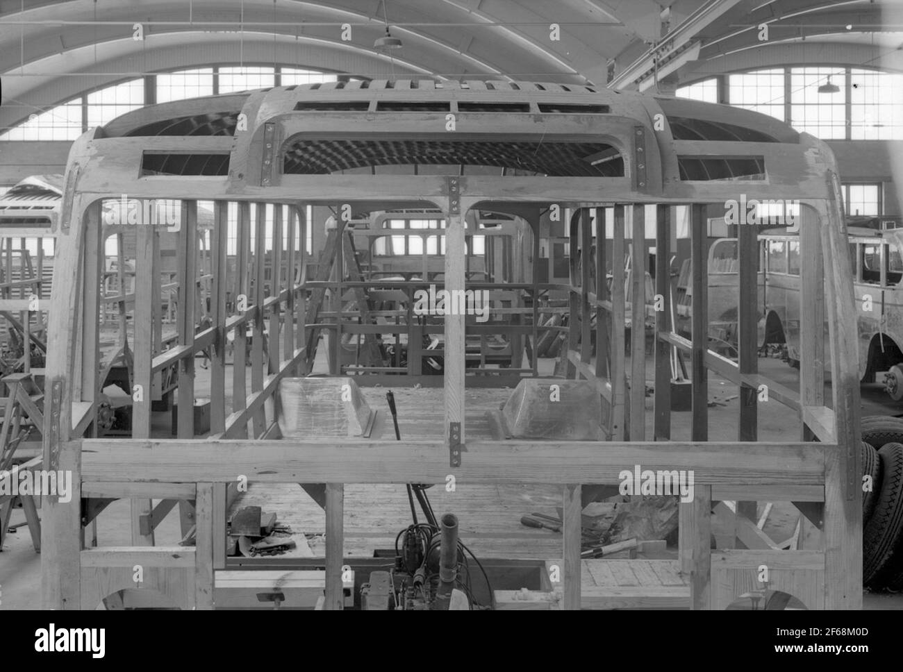 Bus bodywork Black and White Stock Photos & Images - Alamy