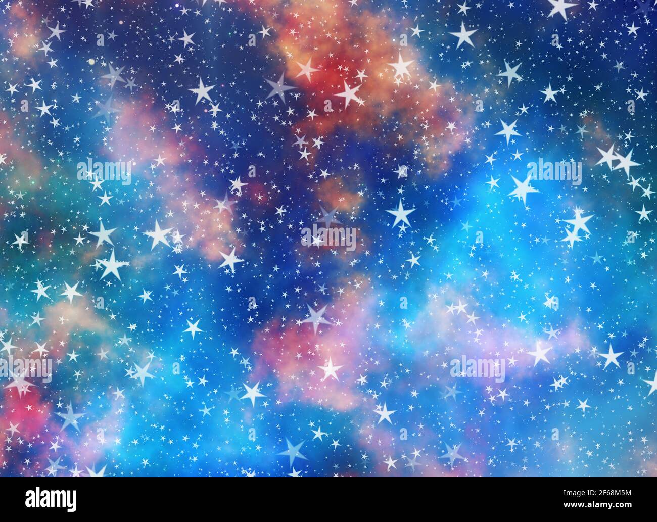 dreamy background of many flying stars on beauty sky Stock Photo - Alamy