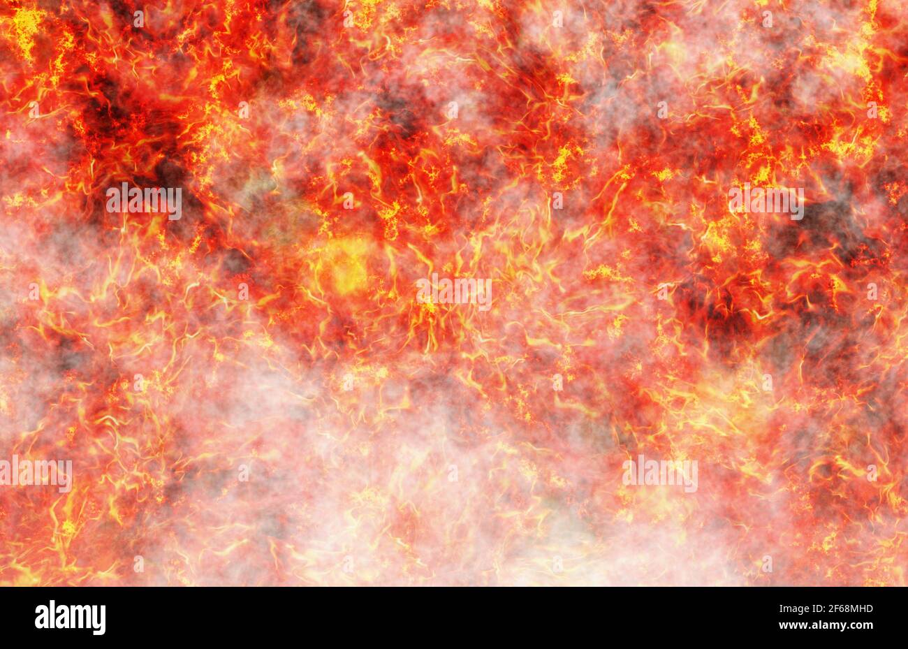 red fire background with smoke Stock Photo - Alamy