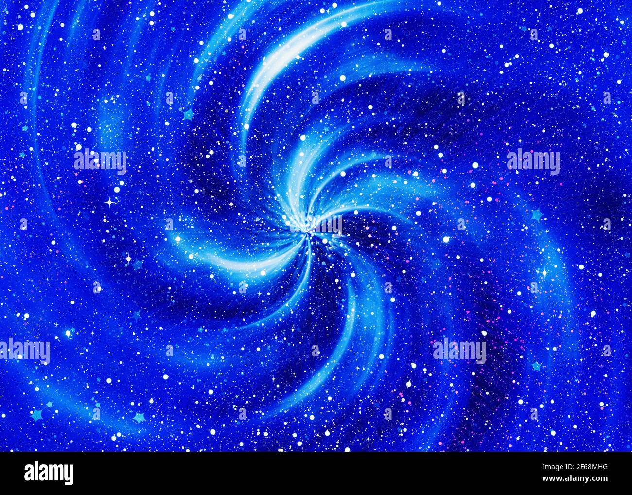 blue flash in space sky background Stock Photo - Alamy