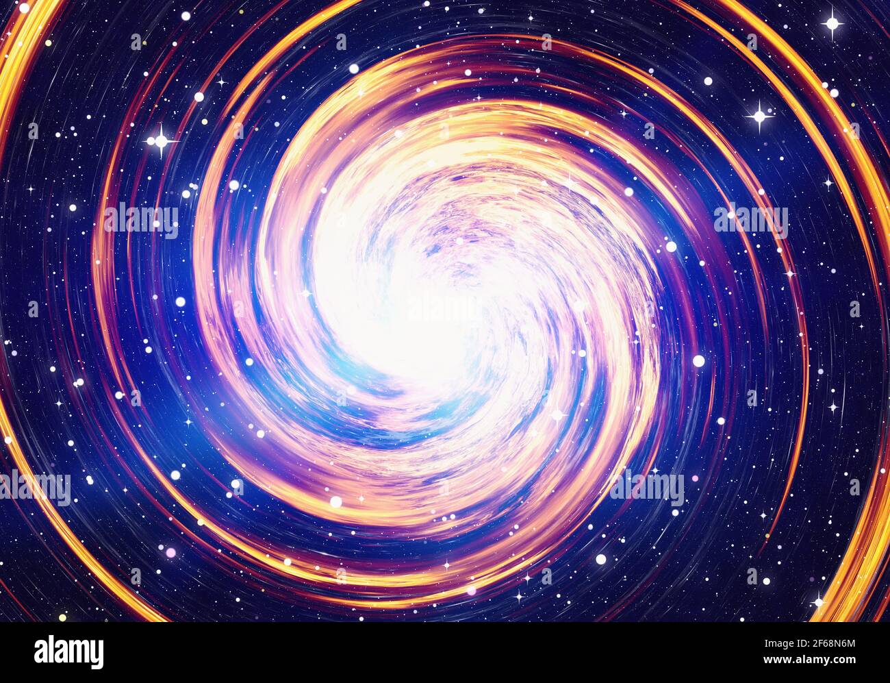 twirl of bright explosion flash on black background. fire burst Stock ...