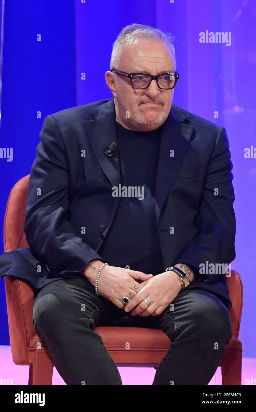 Roberto Cenci seen during the second episode of the Maurizio Costanzo ...