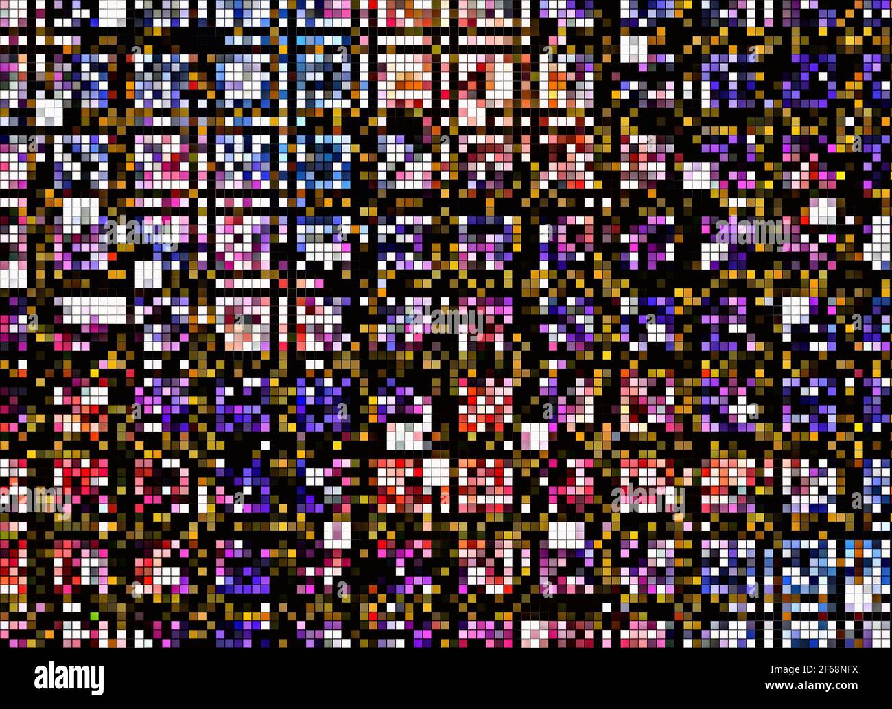 bright colorful mosaic pixels background Stock Photo - Alamy