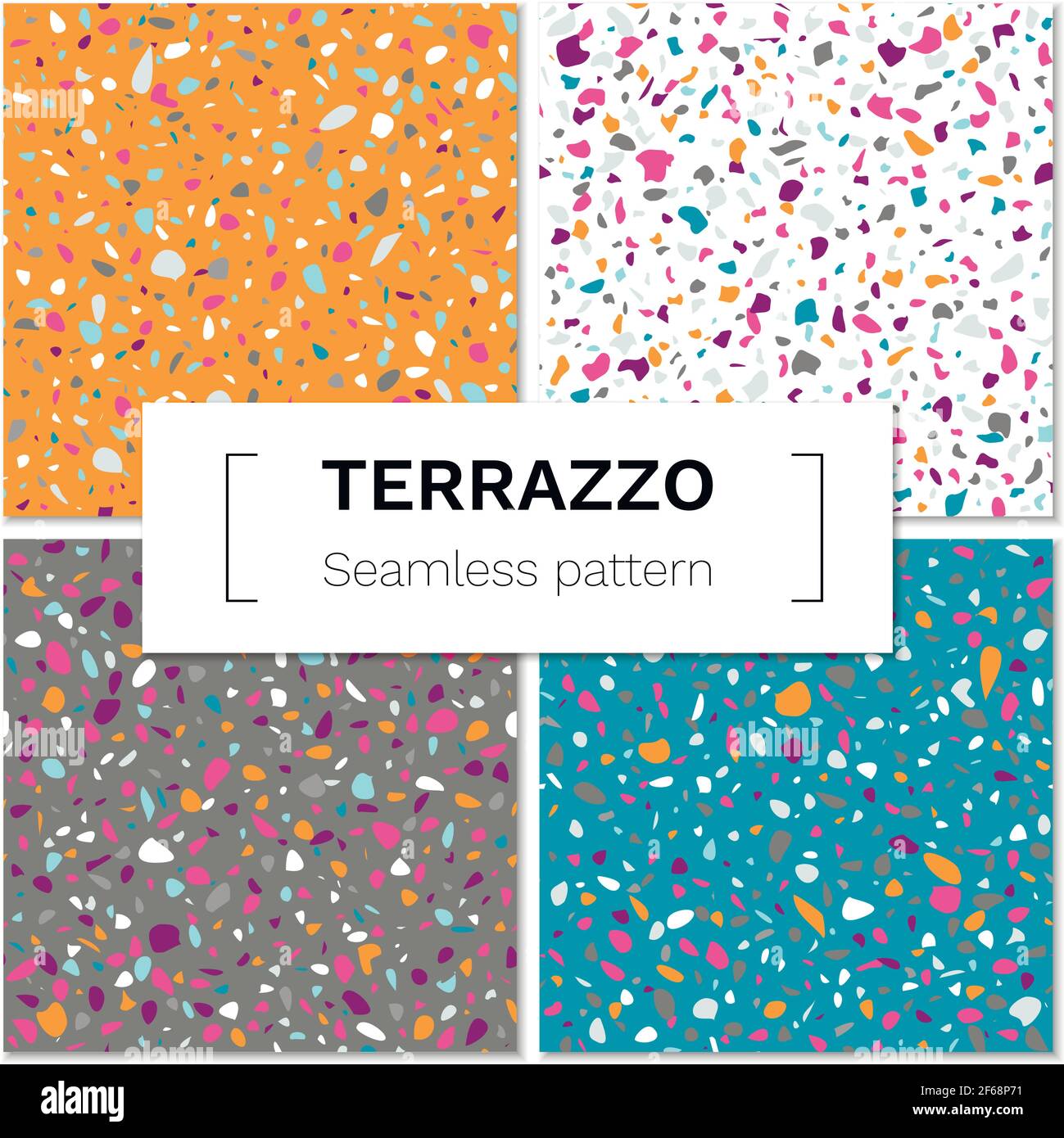 Terrazzo floor pattern Stock Vector Images - Alamy