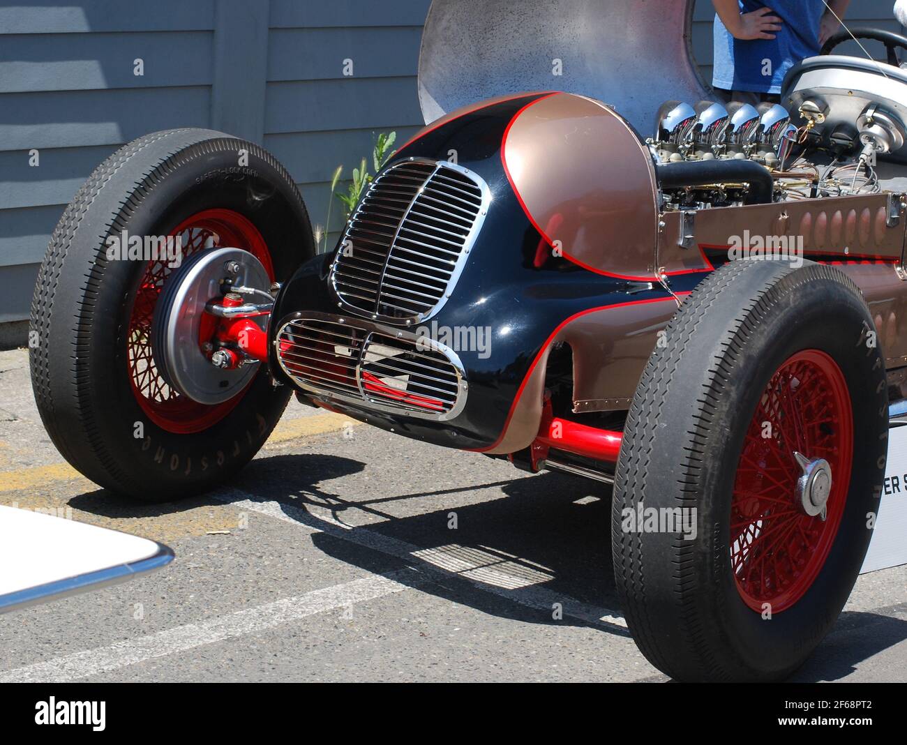 Nose of a 1952 Midget Racer Stock Photo - Alamy