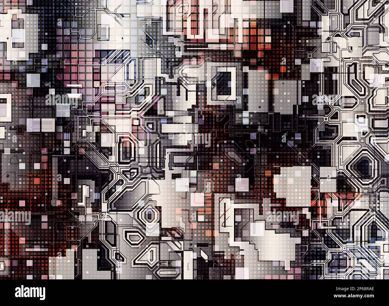 Modern futuristic abstract background. Construction and technology ...