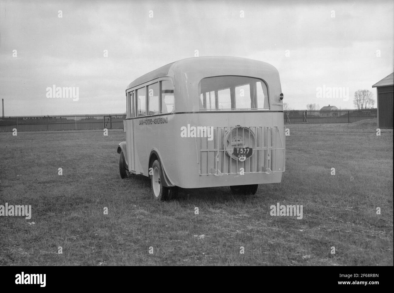 Chevroletbus for Laxå - Rörfors - Askersund. The body manufactured by ...