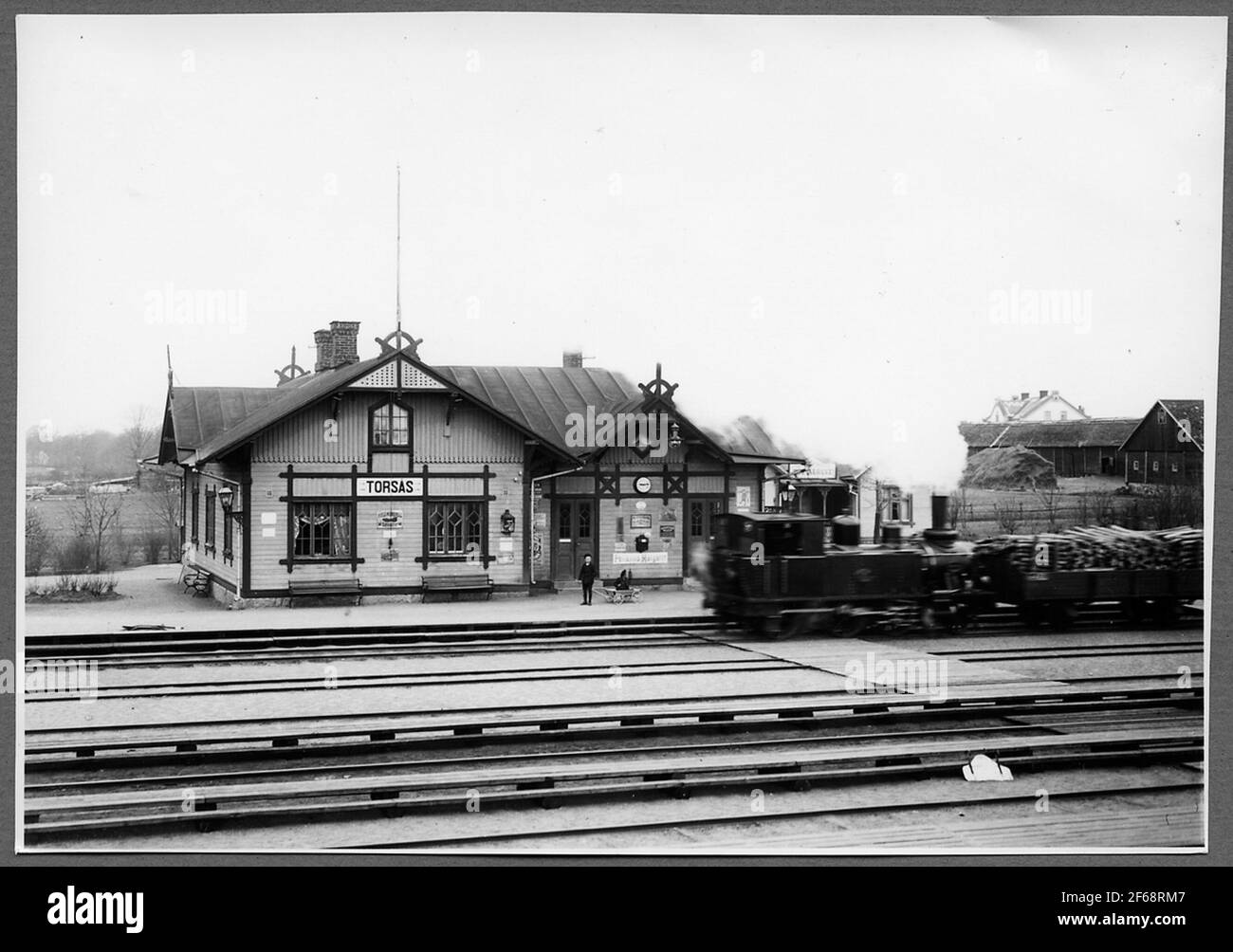 Torså's railway station Stock Photo - Alamy