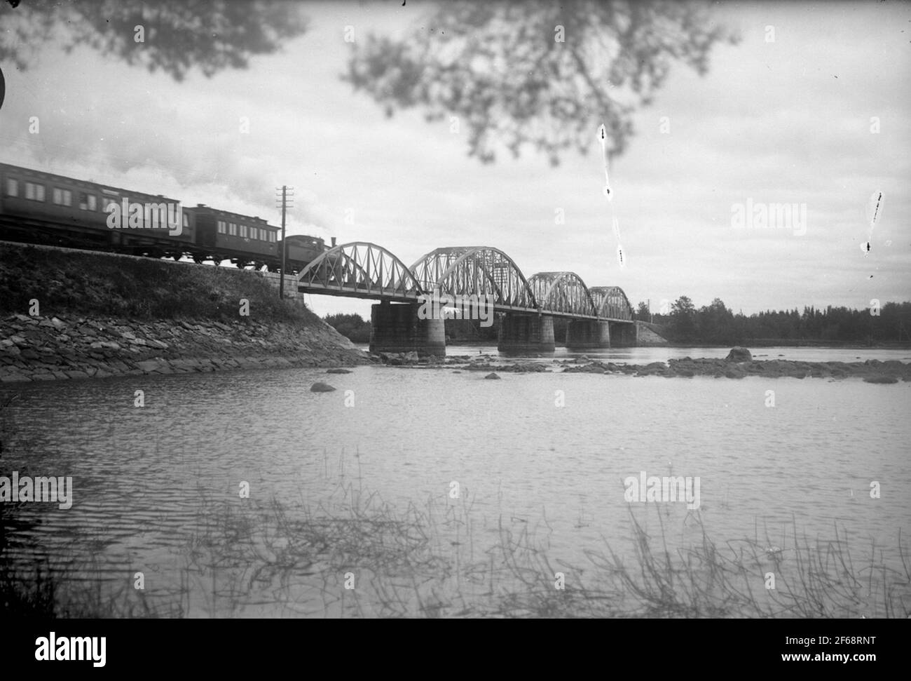 Bridge over the Dalälven Stock Photo - Alamy