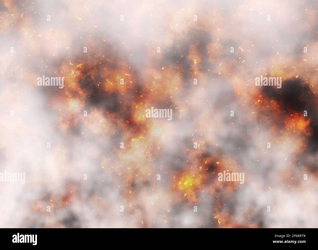 bright explosion fire burst on smoke background Stock Photo - Alamy