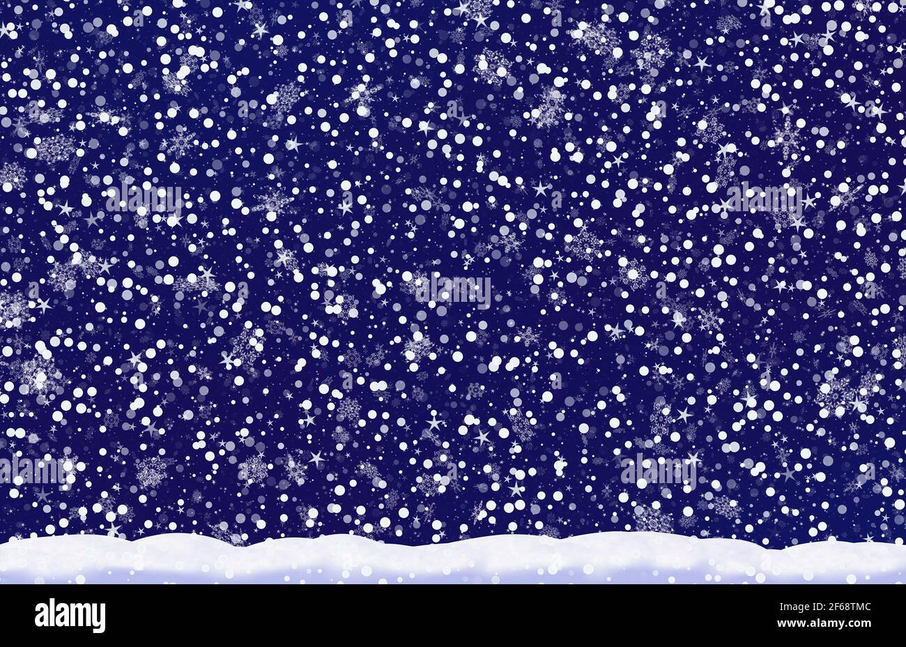 winter snowfall background of evening time Stock Photo - Alamy